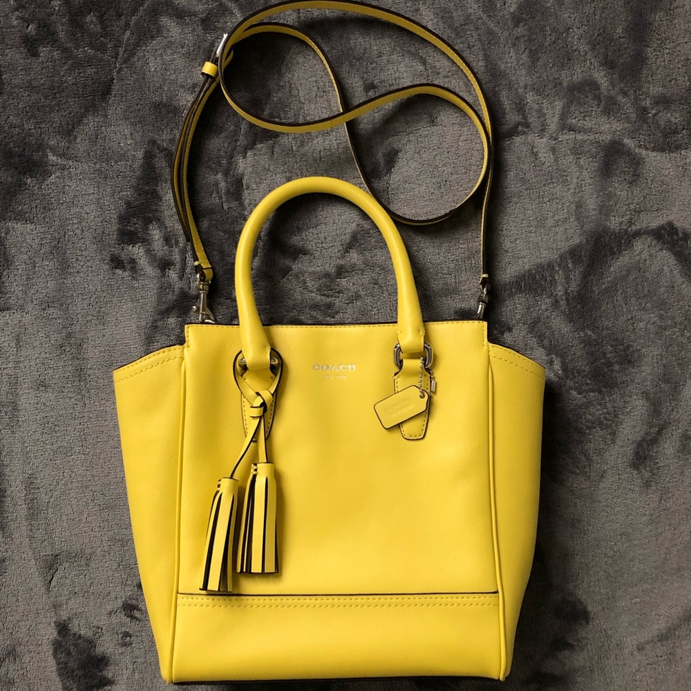 Coach Legacy Leather Mini Tanner (Lemon) - Gem